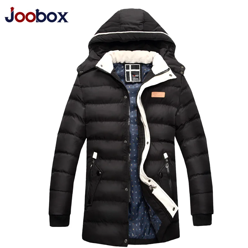 Joobox marca chaqueta de invierno hombres gruesa capa caliente 2017 ...