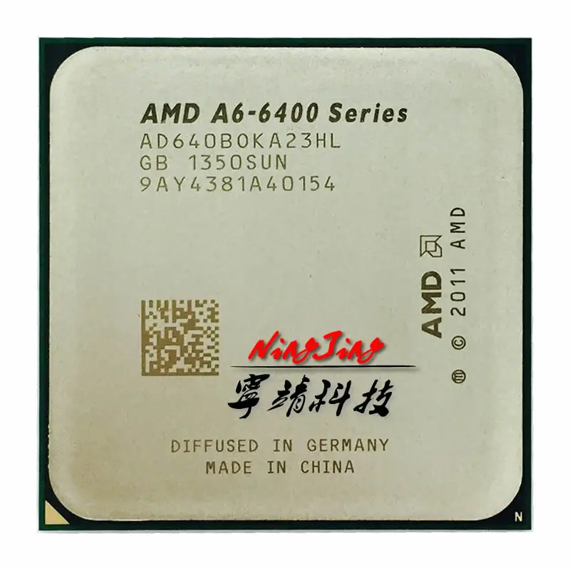 AMD A6 Series A6 6400 A6 6400 A6 6400B 3.9G 65W Dual Core CPU Processor ...