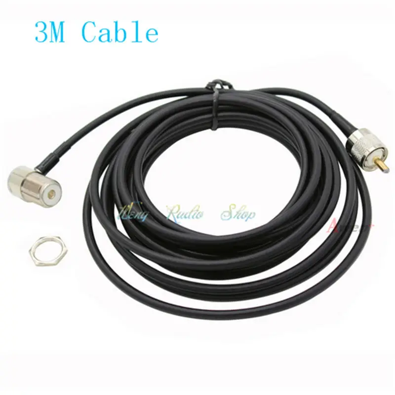 3 M Cabo de Extensão Do conector S0239 para o Rádio do carro KT 8900 (R ...