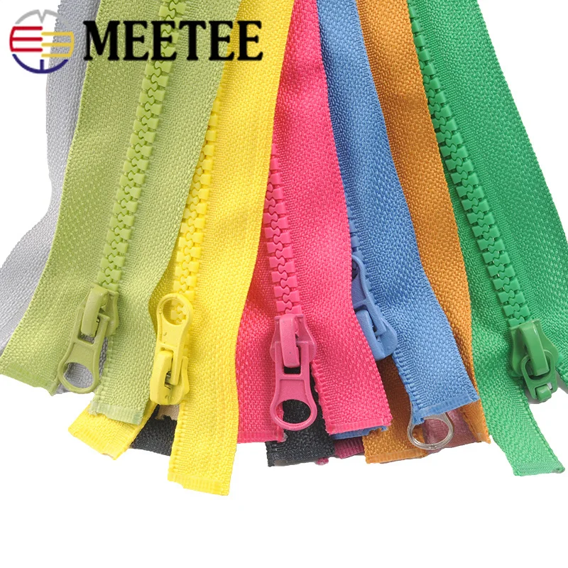 Meetee 5pcs/lot 70CM Zippers 5# Resin Open End Tail Zippers Clothes ...