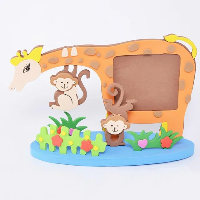 Kids Handmade Animal Photo Frame DIY Animal Picture Frame For Children ...