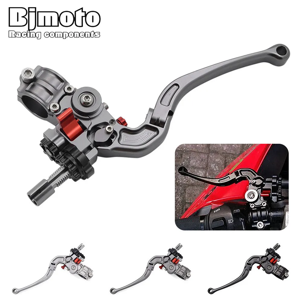 BJMOTO-Universal-Motorcycle-7-8-22MM-Handlebar-CNC-Foldable-Adjustable ...