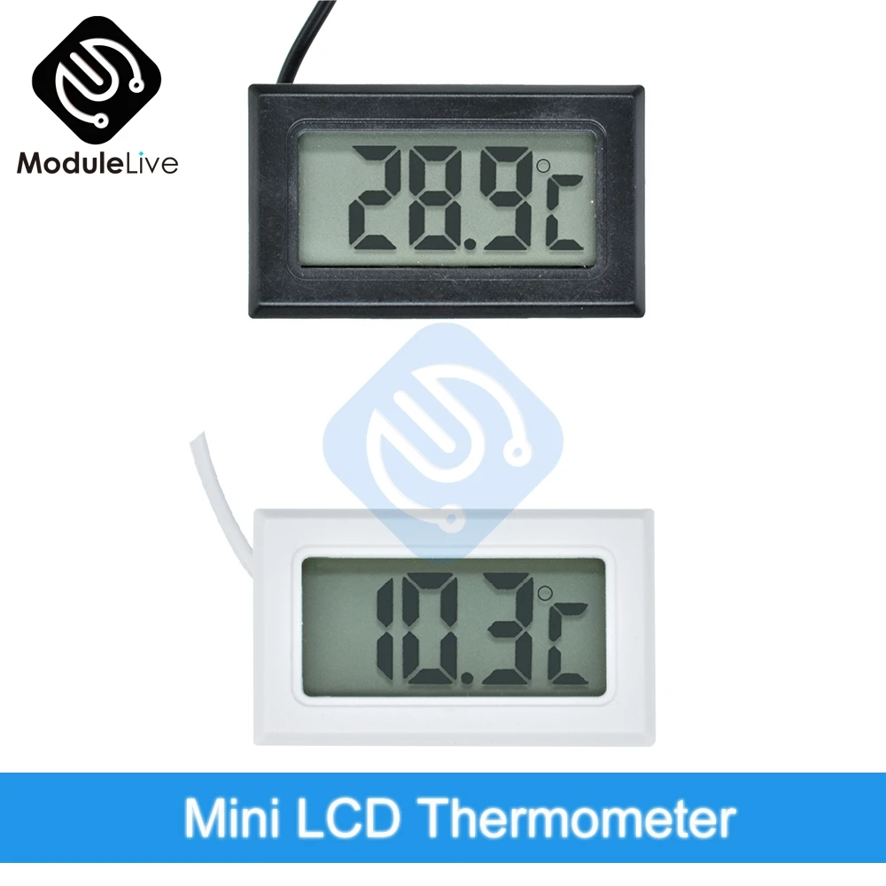 Mini Digital LCD Probe Fridge Freezer Thermometer Sensor Thermometer ...