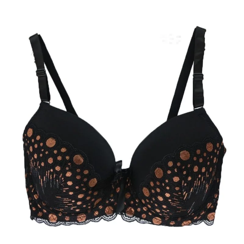 2017 New Soutien Gorge Push Up Female Bras Larger Sizes 38 44 Big Cup D