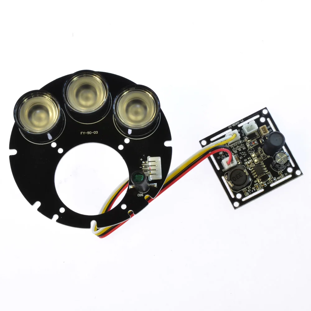 3 LED Light IR Dome Round Board Infared Light For CCTV Camera 12V|light ...