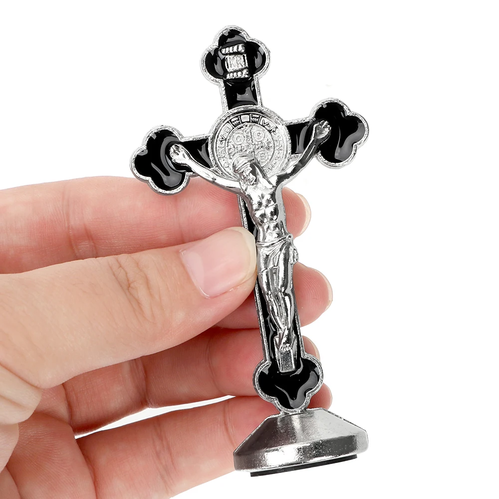 Jesus Crucifix Car Ornaments Dashboard Decoration with Magnetic ...