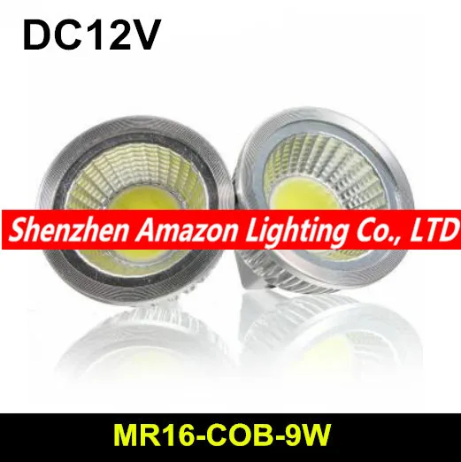 4 шт супер Мощность COB светодиодный светильник DC12V MR16 светодиодный ...