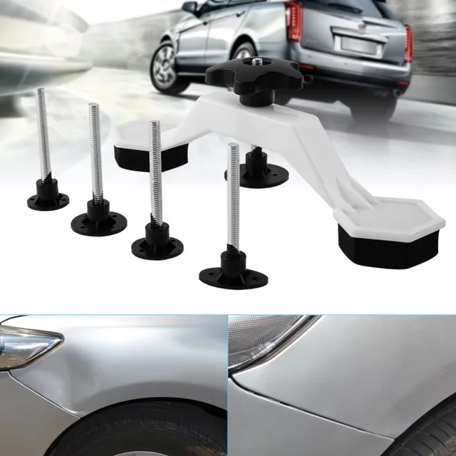 Bridge Dent Puller - Plastic Bridge Kit with 5 Glue Tabs - Dent Puller Kit