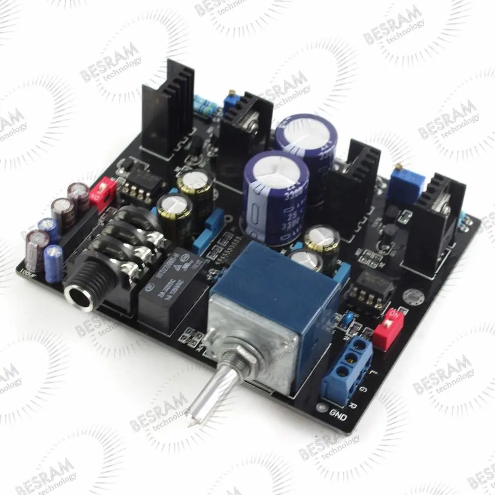 TPA6120A NE5534 Headphone Board + UPC1237 Protective Circuit + Alps 32 ...