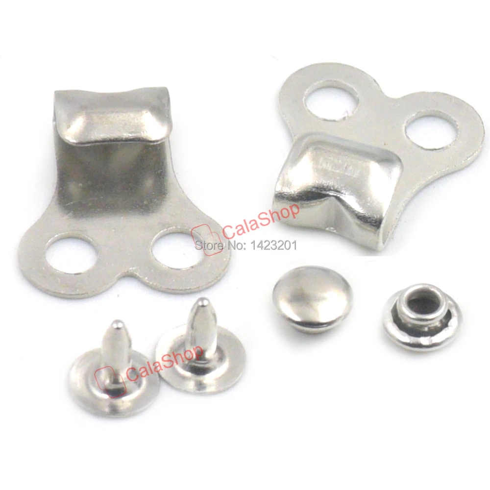 20 Pcs / Lot Boot Hooks Lace Fittings With Rivets Buckle For Camp Hike ...