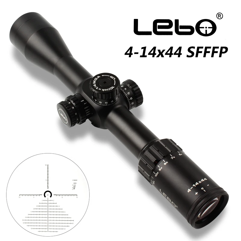 Brand LEBO 4 14x44 FFP Tactical RiflesScope AirRifle Sniper Hunting Brand LEBO 4 14x44 FFP Tactical RiflesScope AirRifle Sniper Hunting