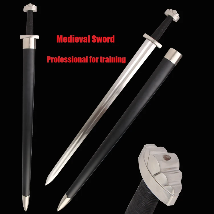 Medieval Sword High Carbon Steel Full Tang Blade Professional for ...