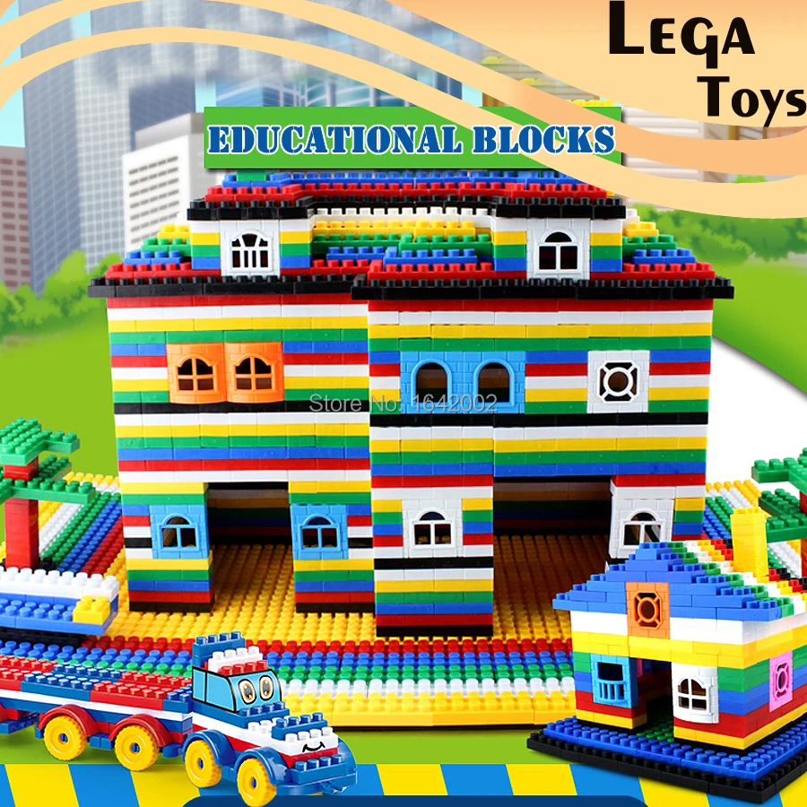 172/342pcs Bulk Brick Building Blocks With Windows And Car Set Mixed ...