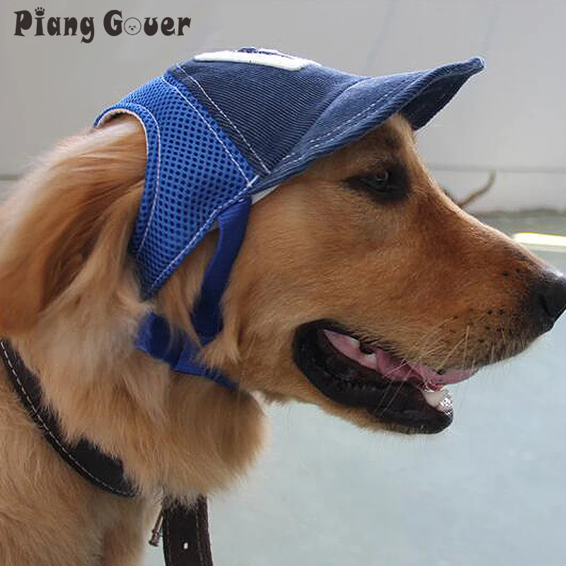 Breathable Dog Baseball Caps Pet Dog Hats Large Dogs Sports Sun Hats ...