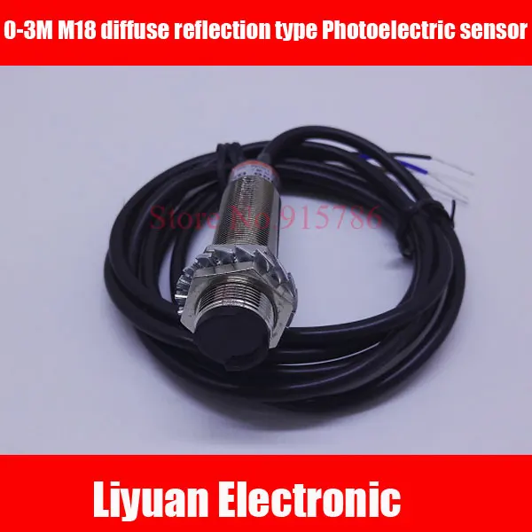M18-diffuse-reflection-type-Photoelectric-sensor-0-3M-Adjustable-light ...