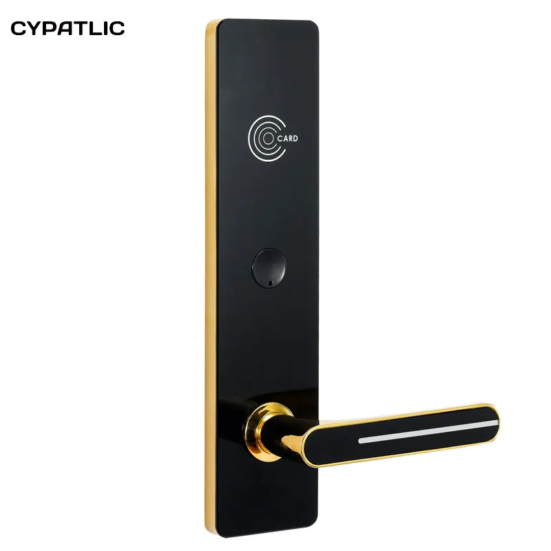Household keyless entry door lock swipe key card unlock system for ...