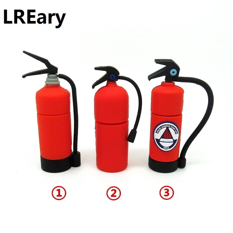 real capacity 3 style Fire extinguisher usb flash drive disk memory ...