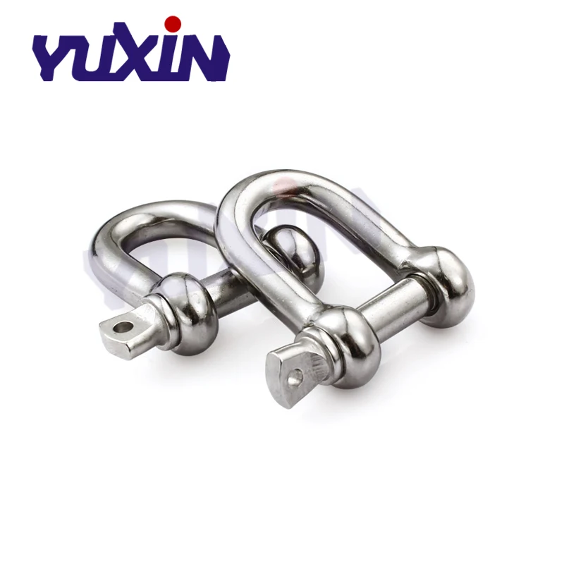 M4-M12 100% A2 Stainless Steel 304 D-type Dee Shackle , High Quality ...