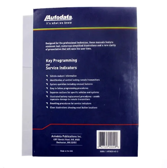Autodata key programming book - vetultra