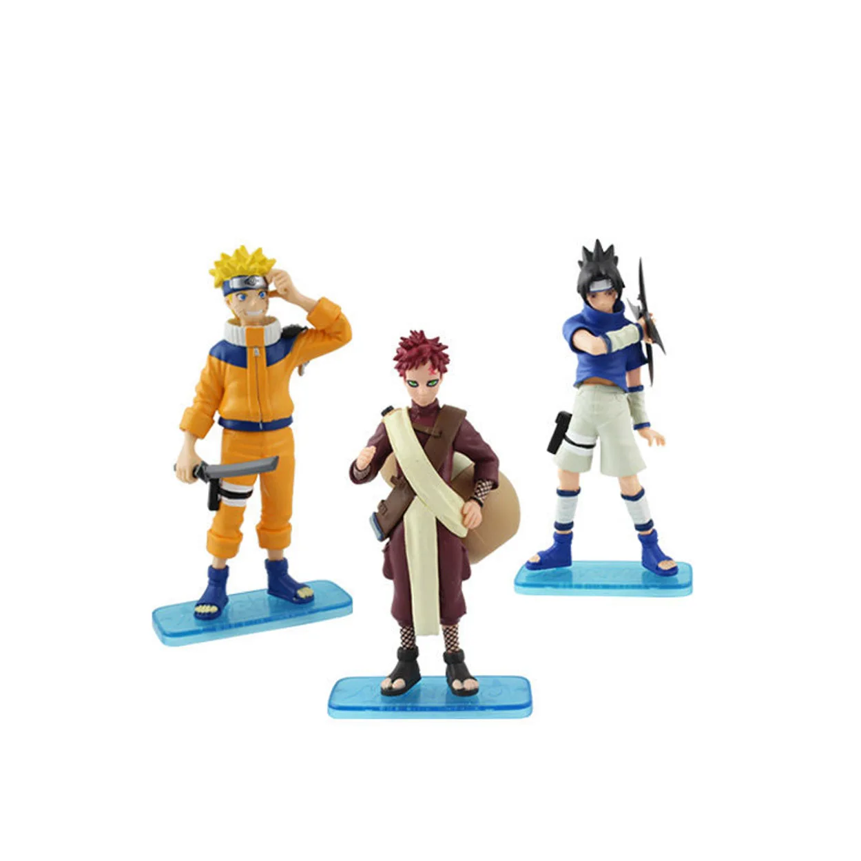 Chanycore 13CM 3pcs/set OPP Naruto Shippuden Sasuke Uchiha Uzumaki ...