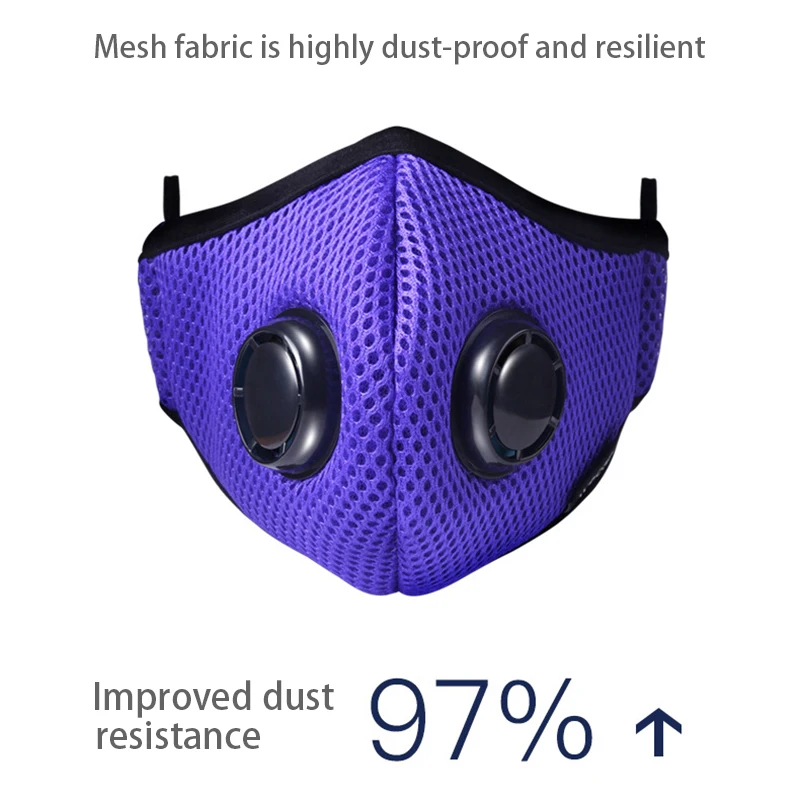 Non-woven Comfort Valved PM2.5 Anti Haze Air Filter Mask Breath Valve ...