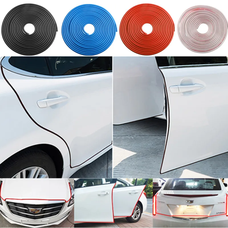 5M/PC Soft Invisible Car Stickers Door Decorative Protect Anti ...