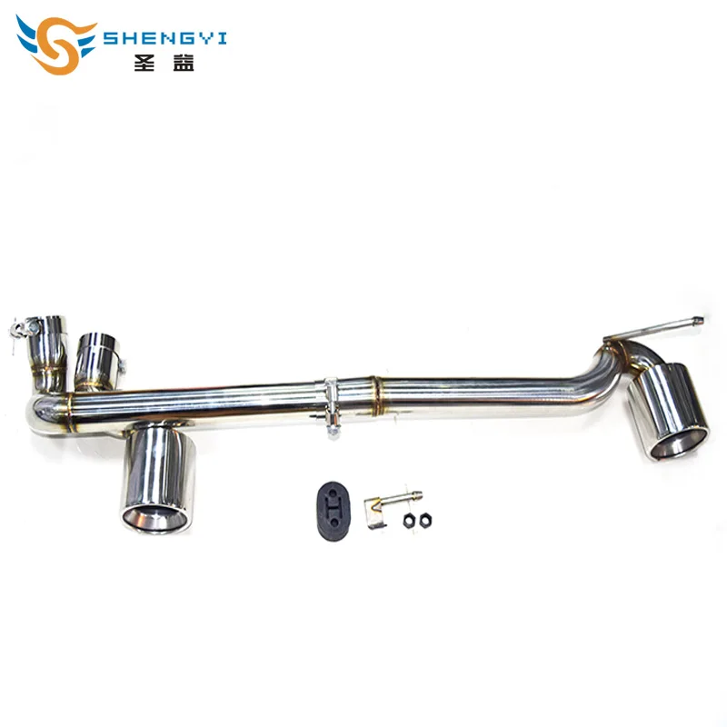 Набор из нержавеющей стали два выхода выхлопной трубы автомобиля и ...