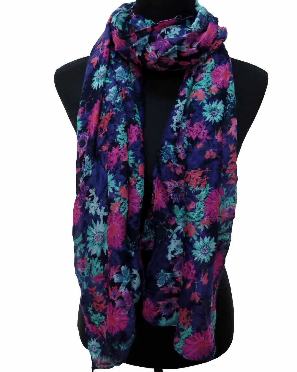 10pcs/lot Flower Print Women's Long Scarf, Free Shipping|scarf winter ...