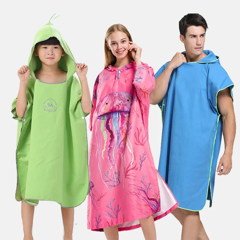 Sandy Beach Cloak Towel Bathrobe Children Swimming Spring Exchange ...