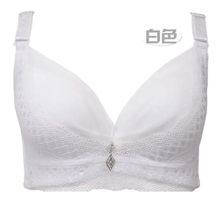 Plus 36/80 44/100 B C D cup big size push up bra, lace cotton sexy ...