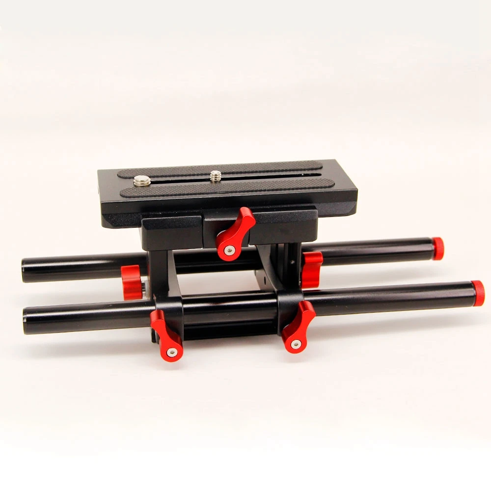 DSLR-Rail-15mm-Rod-Support-System-with-Quick-Release-For-Canon-Nikon ...