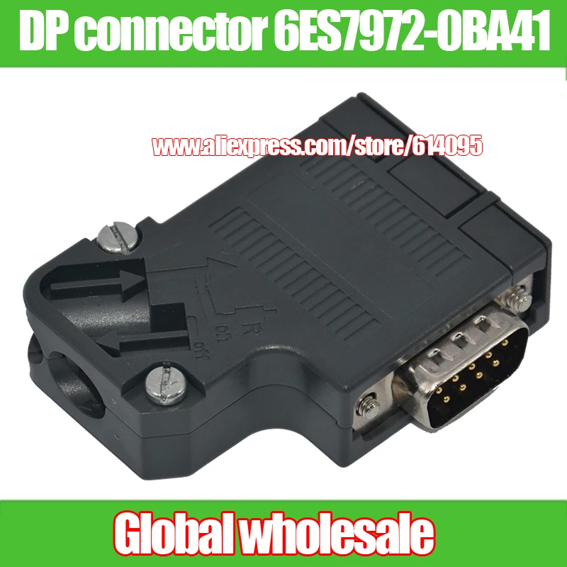 1pcs DP connector 6ES7972 0BA41 for Siemens Profibus bus connector / 35 ...