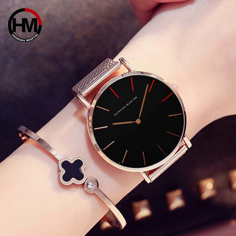 Quartz Watch Women Rose Golded Hand Watches New Top Luxury Female ...