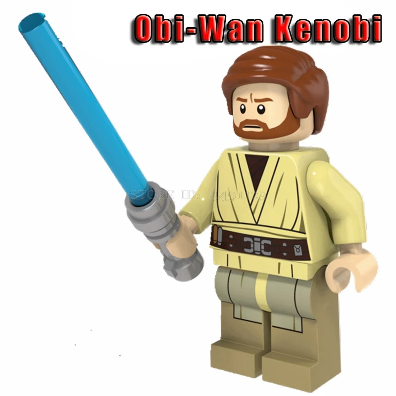 Toys Blocks Star Wars Jedi Master Yoda Windu Obi Wan Rise Of Skywalk ...