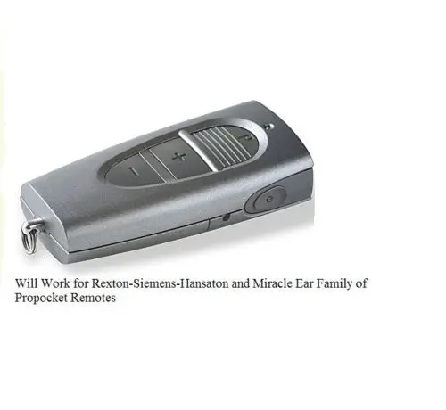 Rexton Hearing Aid Remote Control ProPocket Made by Siemens|siemens ...