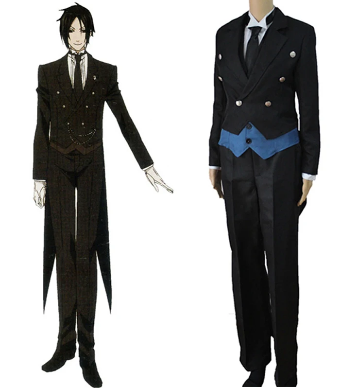 Aliexpress.com : Buy Anime Black Butler Sebastian Michaelis Uniform ...