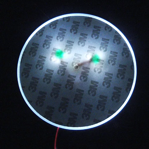 Led Backlight Back Light Sticker Voor Vw Volkswagen Lamp Logo Badge Wit ...