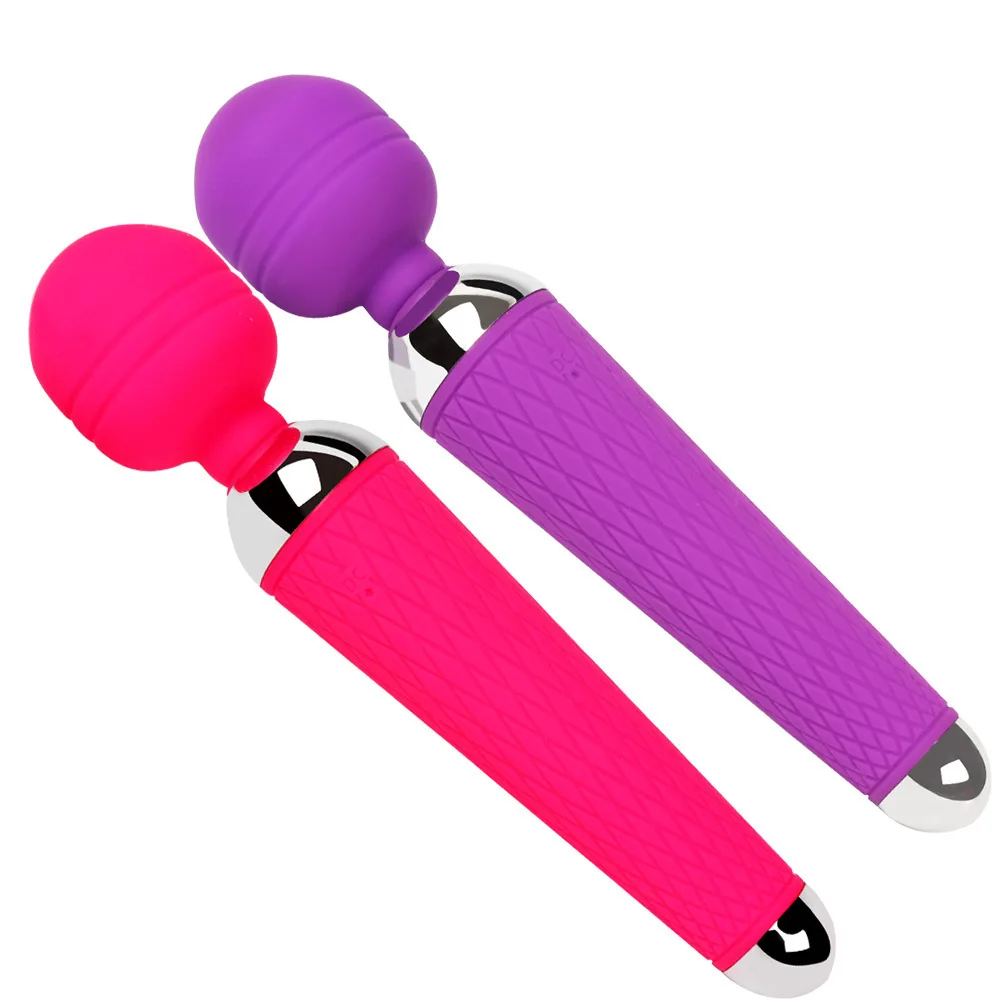 Rechargeable 10 Speed Magic Wand Personal Massager Stimulation For Female Head Neck Foot