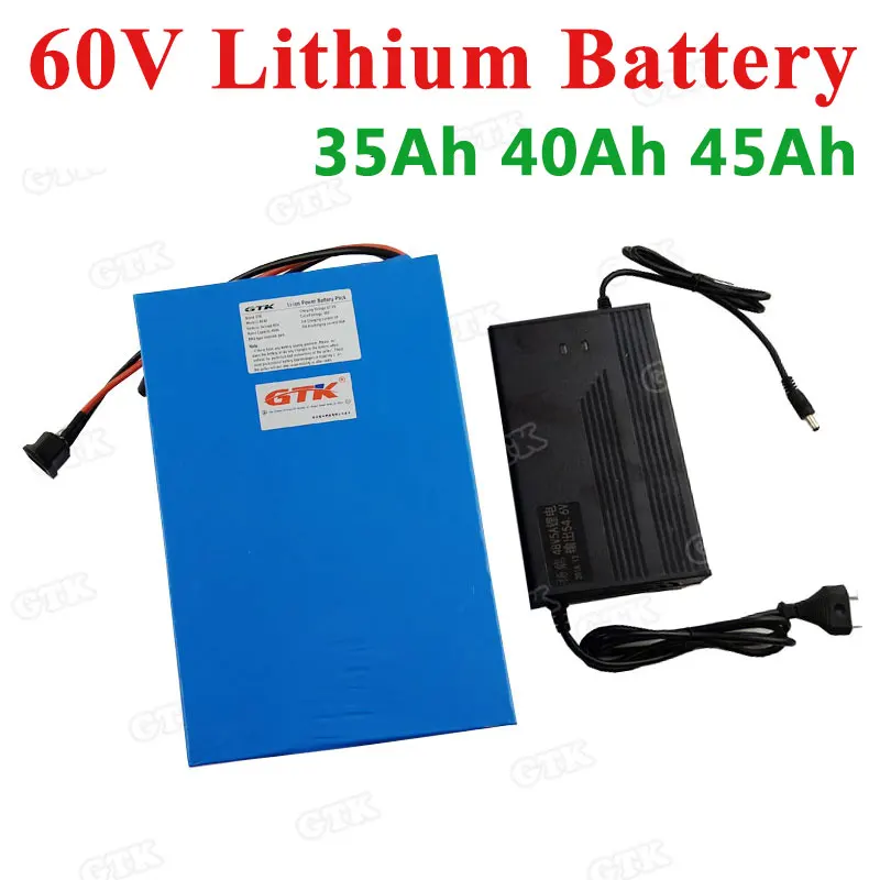 60v 35ah 40ah 45ah Lithium Ion Battery Pack Built-in 50a Bms For Kart ...