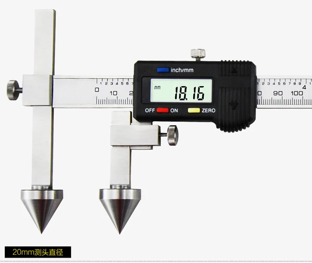 20 200mm Distanza Dal Centro Calibro Digitale per misurare la Distanza ...