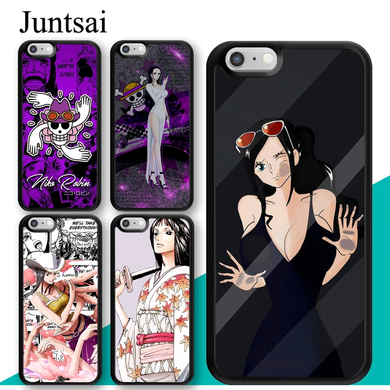 Juntsai One Piece Nico Robin Anime For iPhone 6 6s Case Soft TPU Back ...
