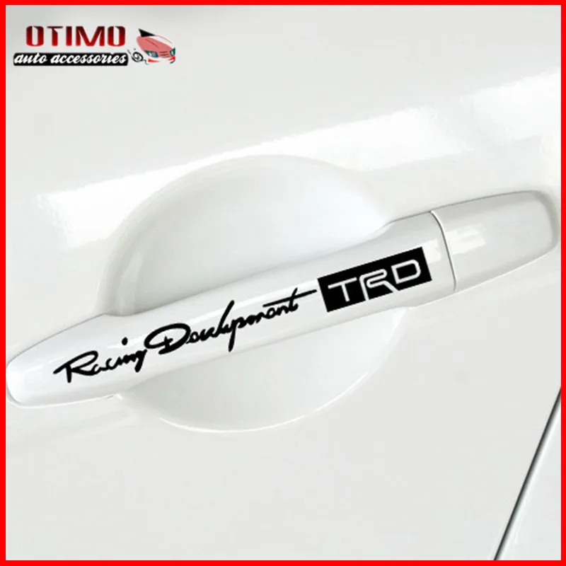 4 Unids/set TRD Adhesivo Puerta de Coche Pegatinas de Coches de Estilo ...