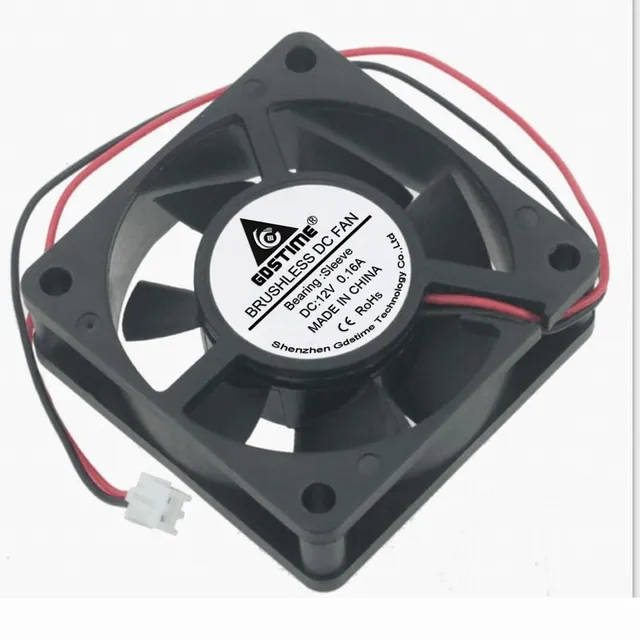 DC 12V 24V 6CM 60x60x20 6020 Brushless silent chassis cooling fan ...