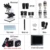 Professional Lab biological HD trinocular microscope zoom 2500X + USB ...