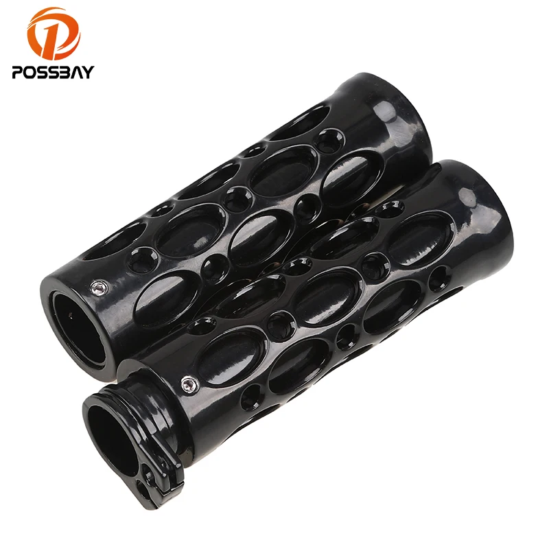 POSSBAY Aluminum Black Motorcycle Handlebar Grip Bike Motocross Handle ... POSSBAY Aluminum Black Motorcycle Handlebar Grip Bike Motocross Handle ...