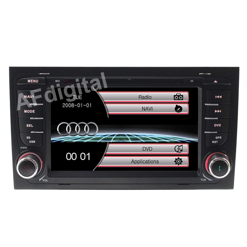 Wince 6.0 New Car DVD Player GPS Navi for Audi A4 2002 2003 2004 2005 ...