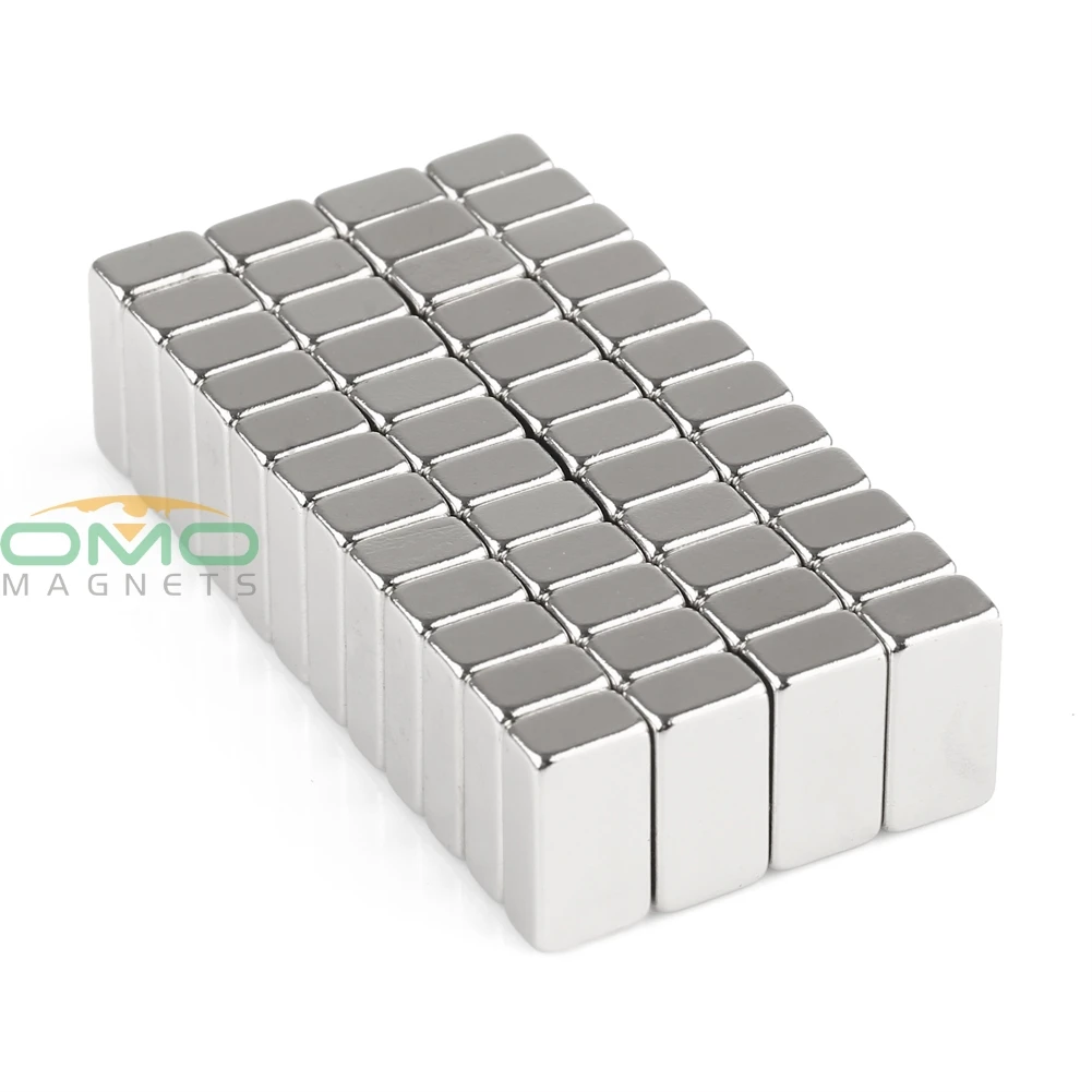 OMO Magnetics 50PCS Super Strong Block Cuboid Magnets Rare Earth ...