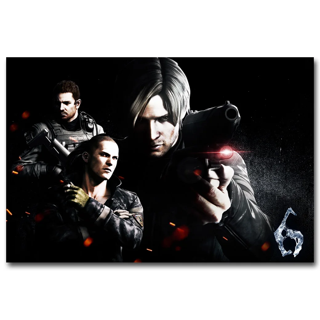Resident Evil Art Silk Fabric Poster Print 13x20 24x36inch Hot Game Ada ...