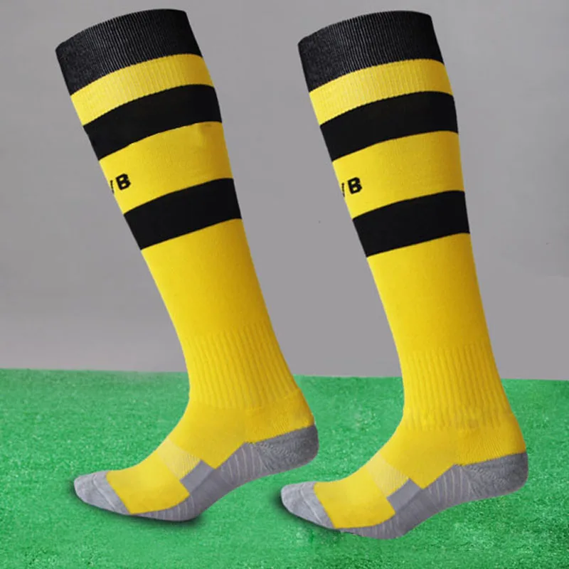 Soccer Socks Professional Clubs Football Thick Warm Bvb Dortmund Team