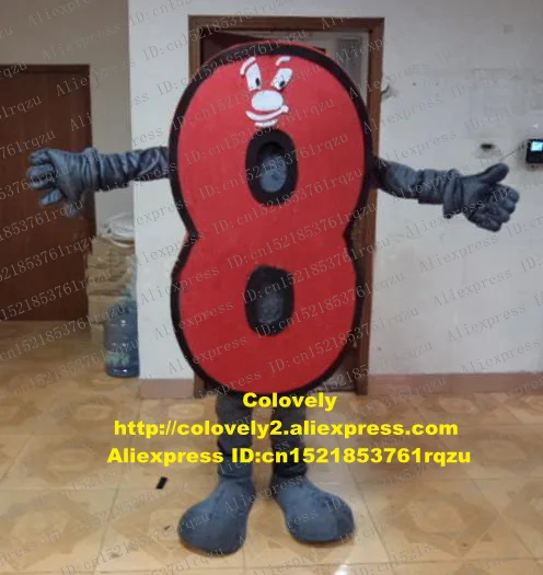 Figure Number Eight 8 Digit Numeral Numeric Character Mascot Costume ...